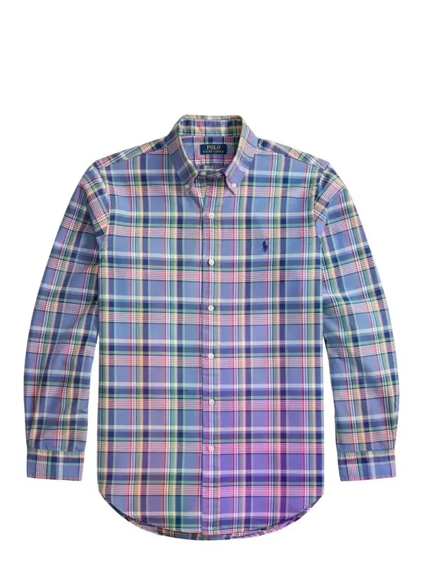Polo Ralph Lauren Long-sleeve Plaid Shirt - Blue