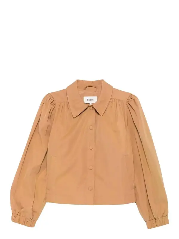 Ba&sh Icon Button Overshirt - Brown