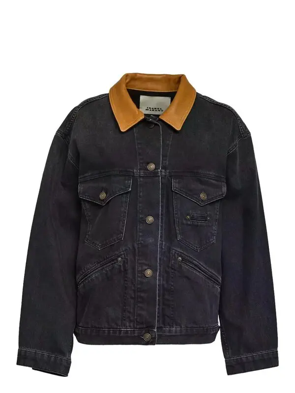 Isabel Marant Petunia Denim Jacket - Black
