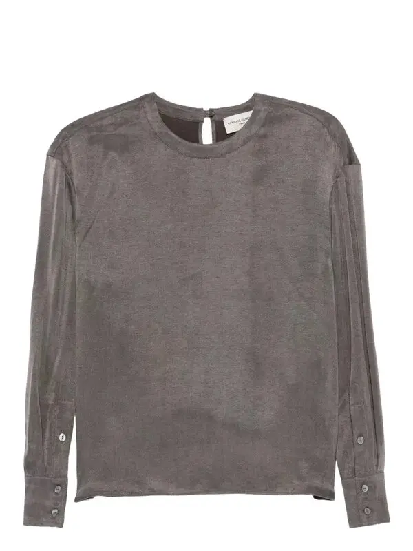 Officine Générale Long-sleeve Buttoned Top - Grey