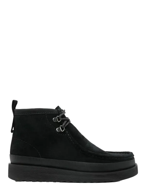 Clarks 35mm Wallabee Ftr2 Hi Lace-up Boots - Black