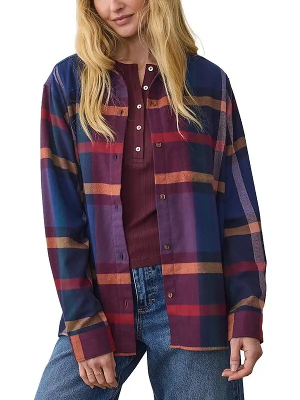 Marine Layer Jane Relaxed Shirt - Mccallister Plaid