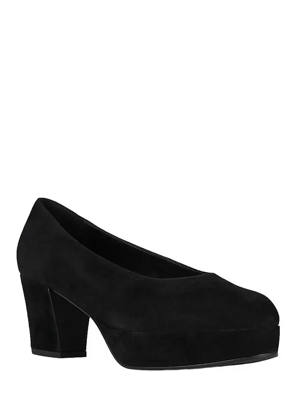 Jeffrey Campbell Chapters Platform Pumps - Black Suede