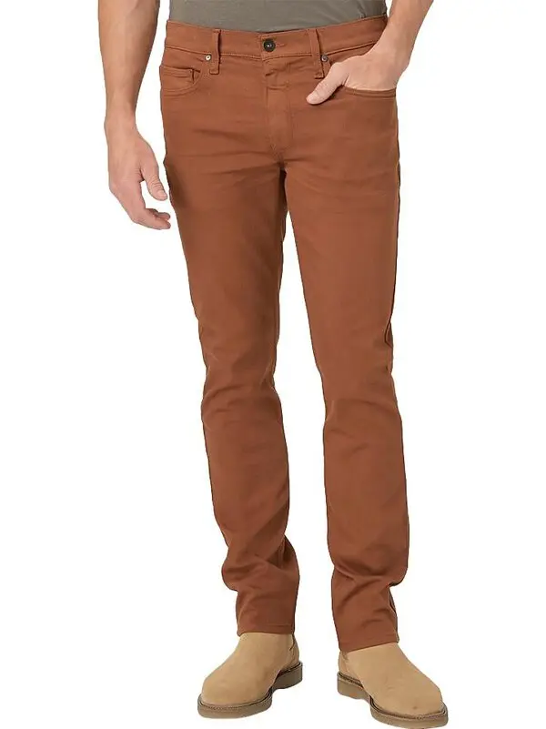 Paige Lennox Slim Fit Jeans - Italian Coffee