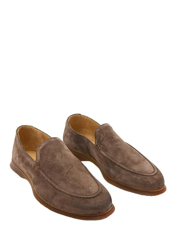 John Varvatos Thompson Venetian Loafers - Chocolate