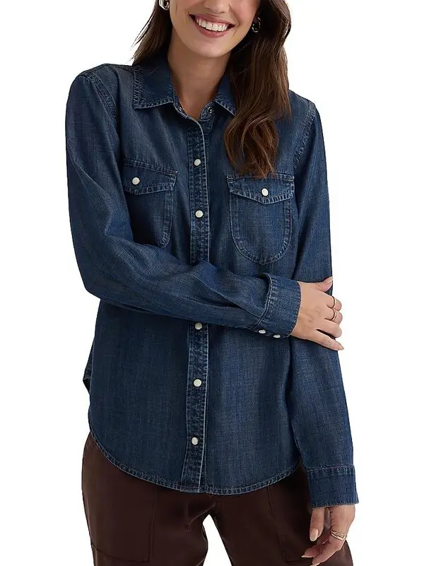 Bella Dahl Western Shirt - Twilight Rinse Wash