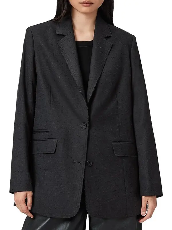 ALLSAINTS Essie Blazer - Gunmetal Grey