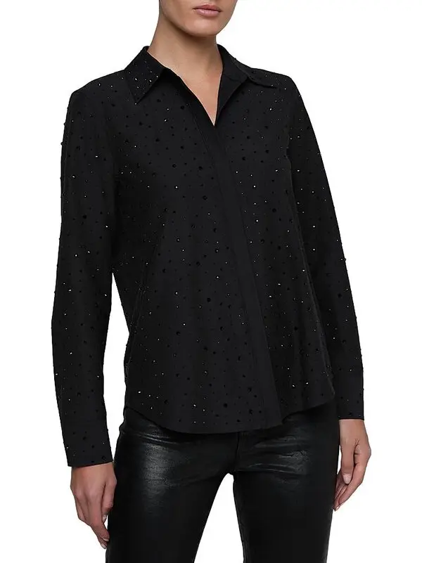 L'Agence Ellery Blouse - Black/crystal