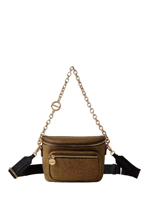 Borbonese Chain Strap Belt Bag - Brown