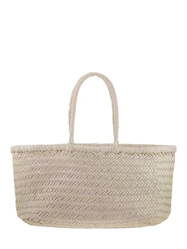 Dragon Woven Tote Bag - Neutrals
