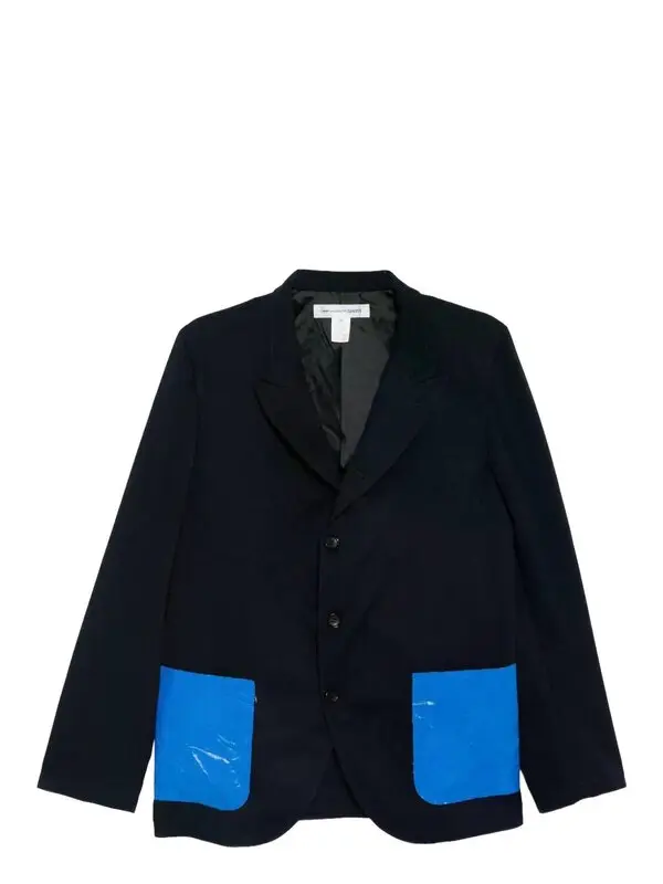 Comme Des Garçons Patch Pocket Jacket - Blue