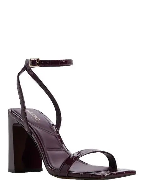 Aldo Azzira Ankle Strap Sandal - Bordo
