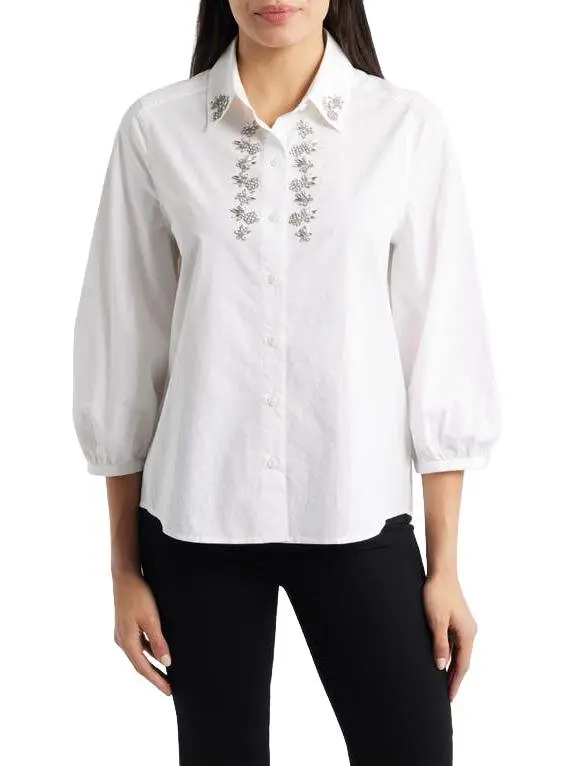 Tommy Bahama Cotton Poplin Button-up Shirt - White