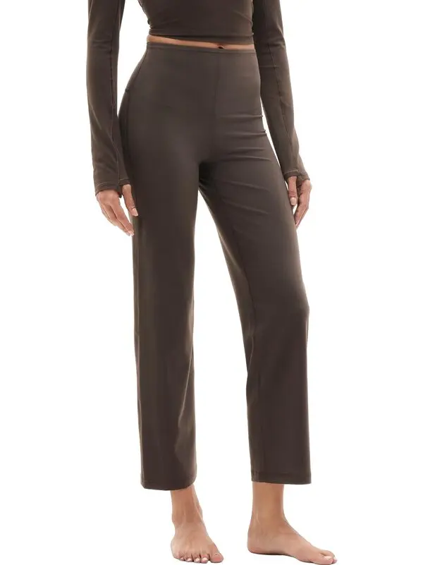 Athleta Elation Ultra High-rise Straight Crop Pant - Truffle