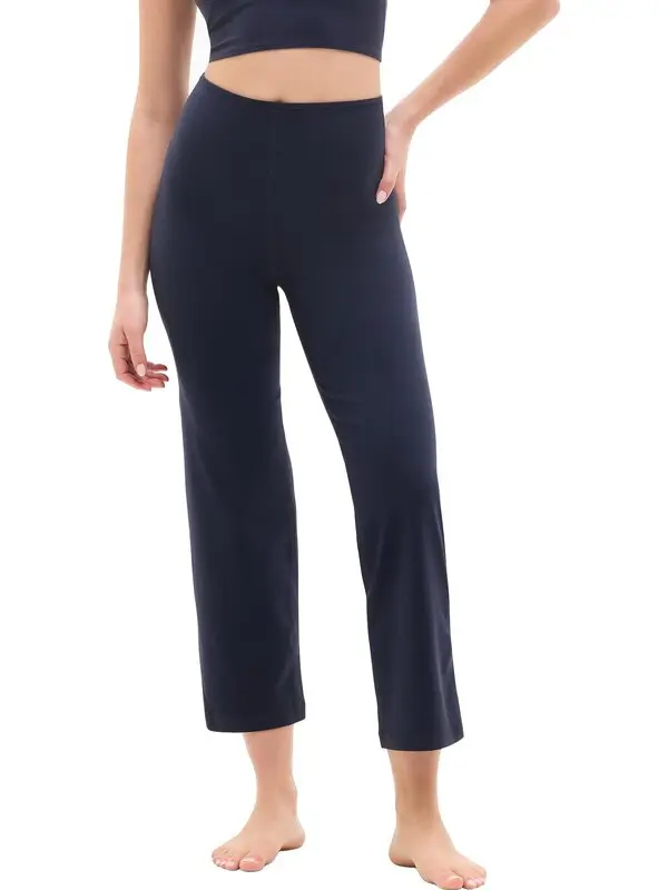 Athleta Elation Ultra High Rise Straight Crop Pant - Navy