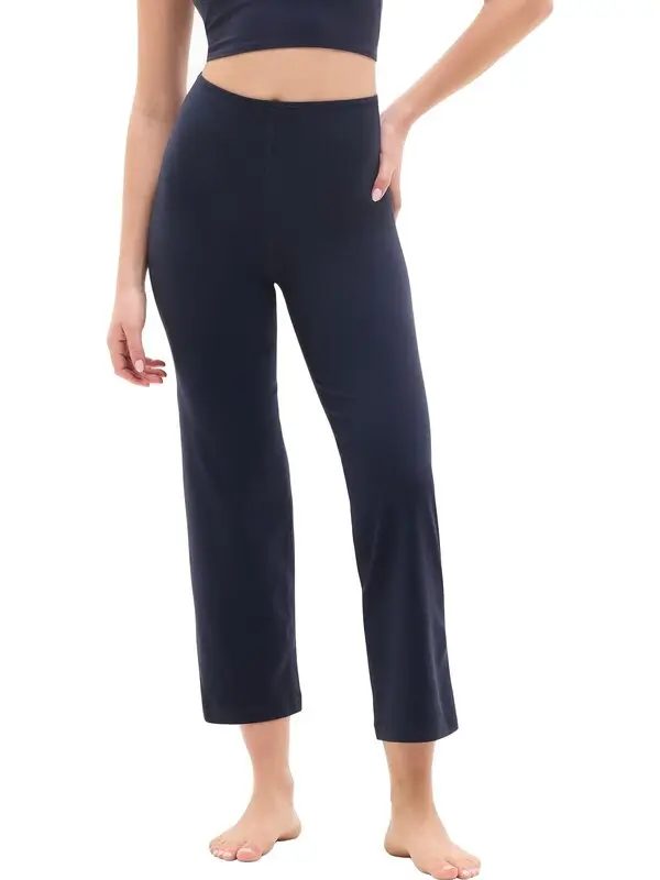 Athleta Elation Ultra High Rise Straight Crop Pant - Navy