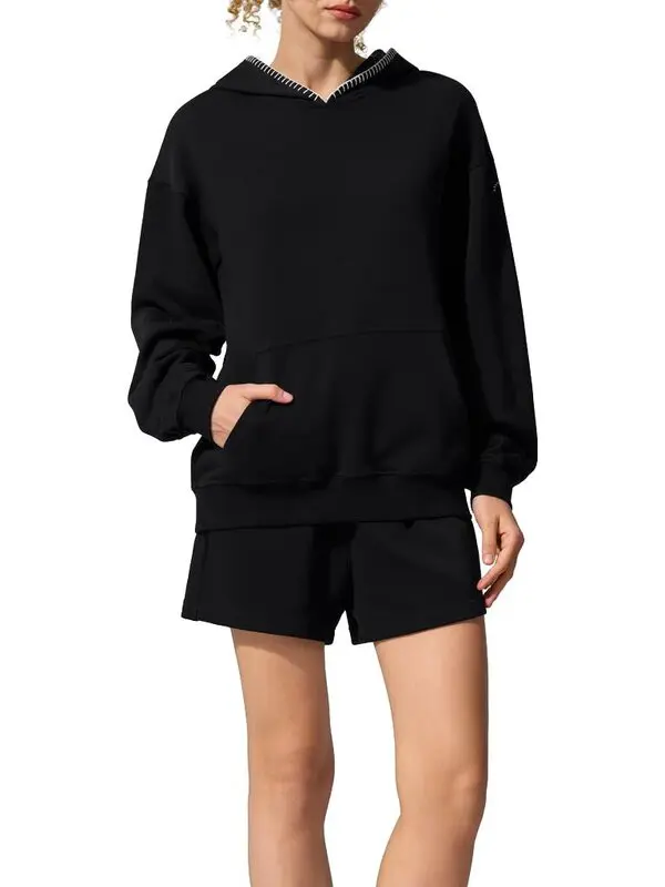 Lilysilk Silkerry™ Half-zip Hoodie - Black