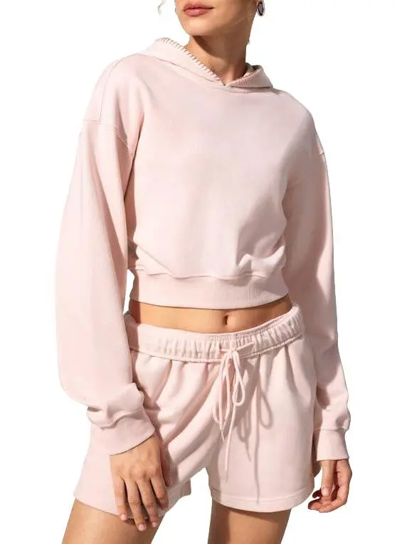 Lilysilk Seamflow Poise Pullover Hoodie - Blush-pink