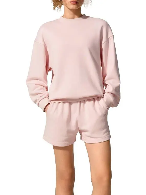 Lilysilk Silkerry™ Oversized Crew Pullover - Blush-pink