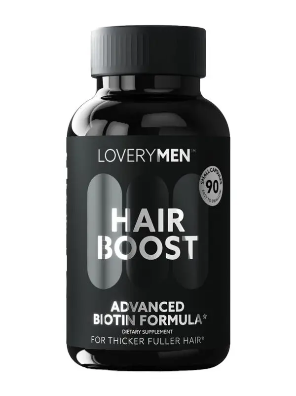 LOVERY Beard Growth Supplement - Black/ Gold