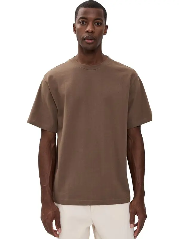 POWER GOODS Super Weight Tee - Brown