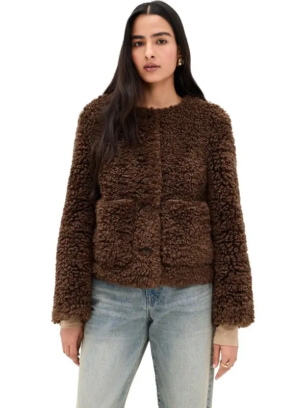 LAMARQUE Emilia Jacket - Brown