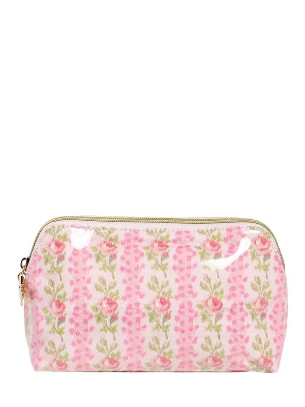 LoveShackFancy Small Travel Pouch - Pink Macaroon