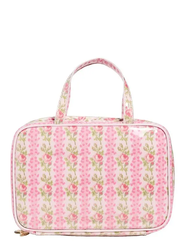 LoveShackFancy Floral Travel Box - Pink Macaroon