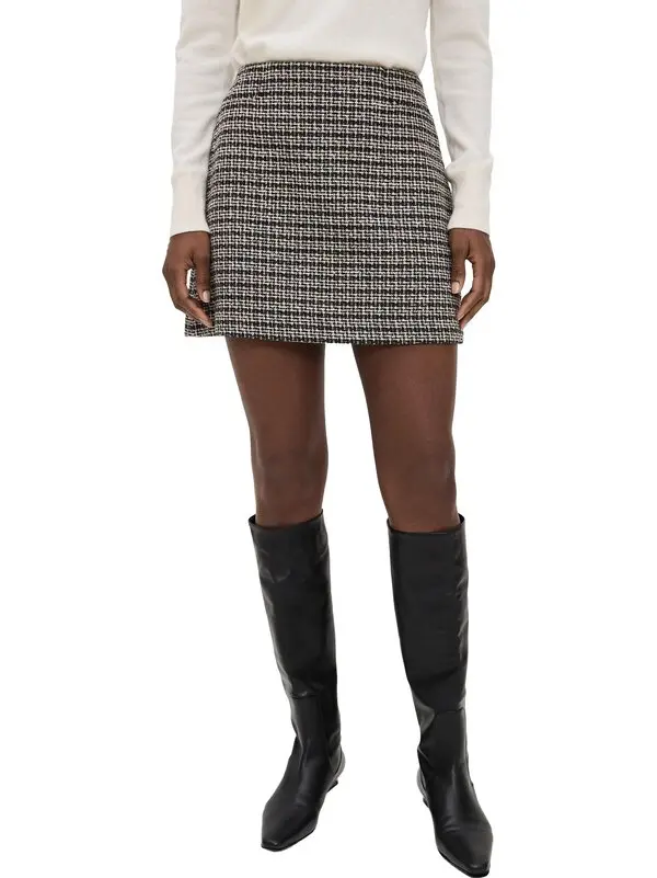 Theory Western Pocket Mini Skirt - Shale Multi