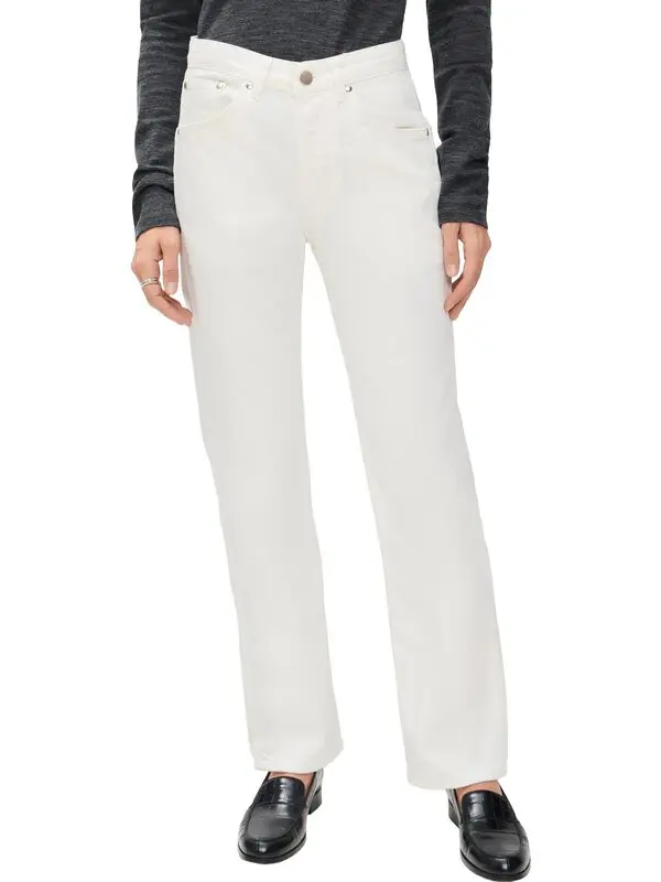 Renggli Straight Leg Jeans - Bone