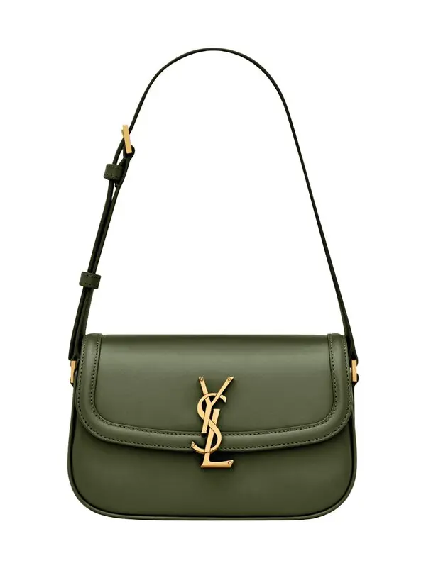 Saint Laurent Mini Solferino Shoulder Bag - Green