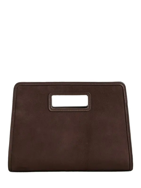 HUNTING SEASON Retro Handheld Clutch - Dark Brown