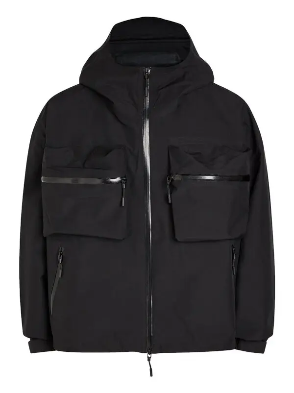 MKI MIYUKI ZOKU Waterproof Hooded Shell Jacket - Black