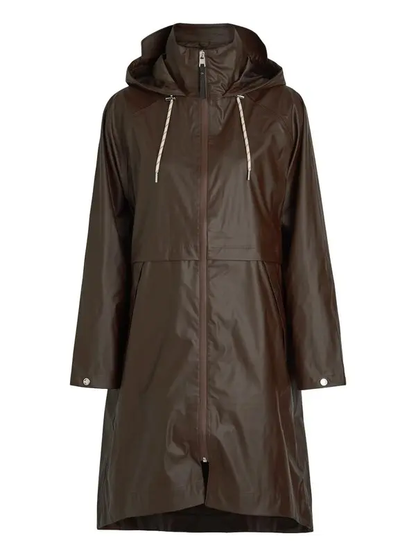 Varley Kirsten Hooded Rain Shell - Brown