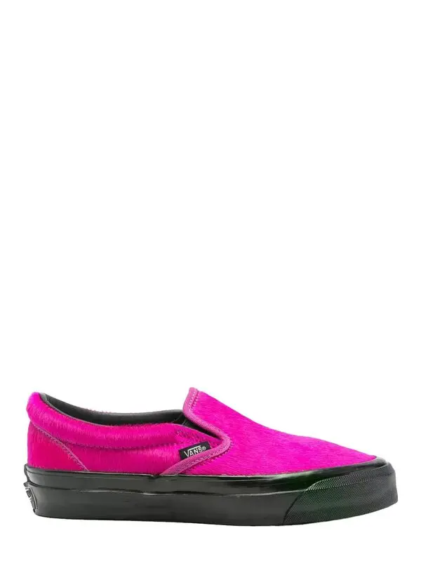 VANS Textured Slip-on Sneakers - Pink