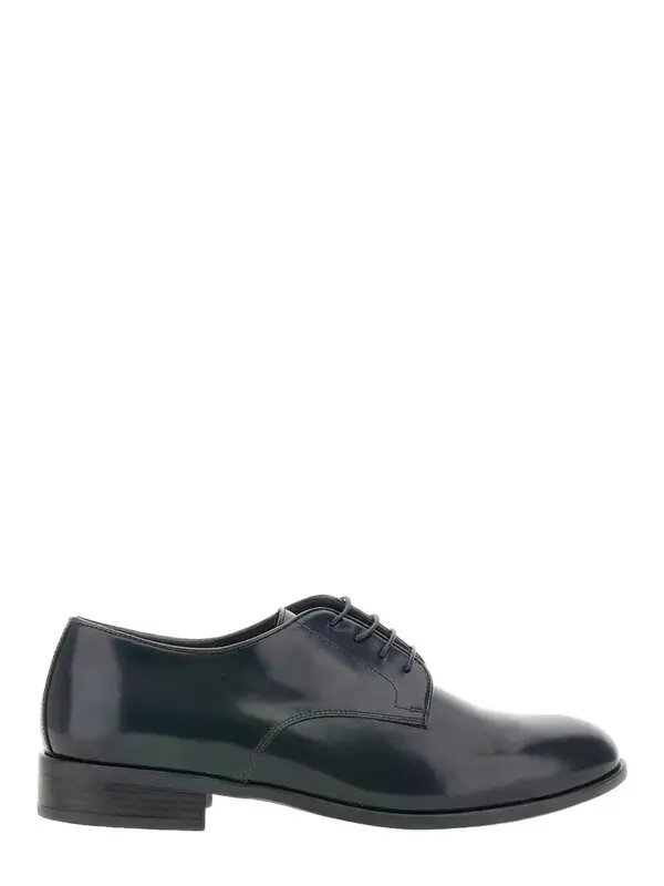 DUCA DEGLI ABRUZZI Leather Derby Shoes - Black