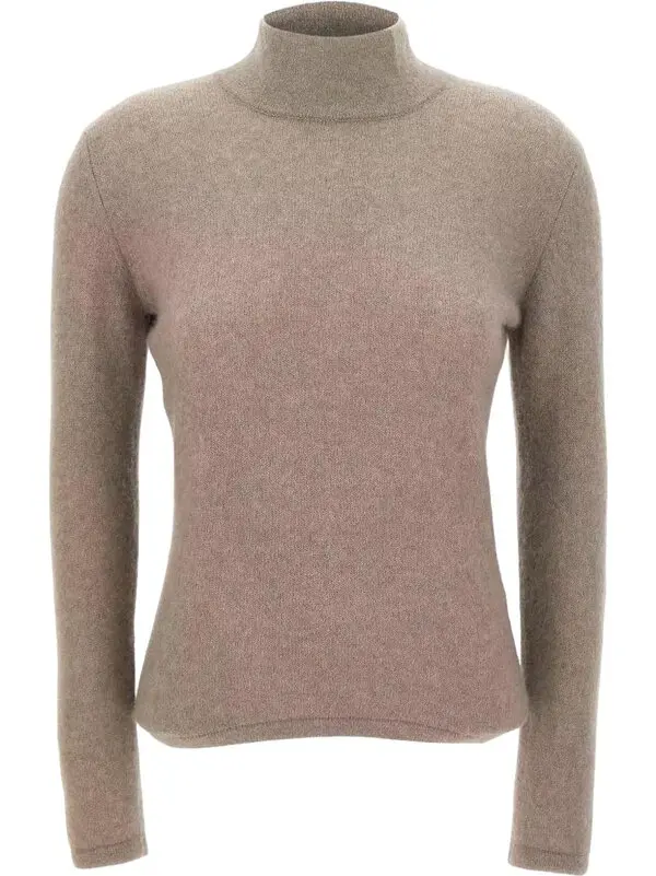 FILIPPO DE LAURENTIIS Long-sleeved High-neck Sweater - Brown