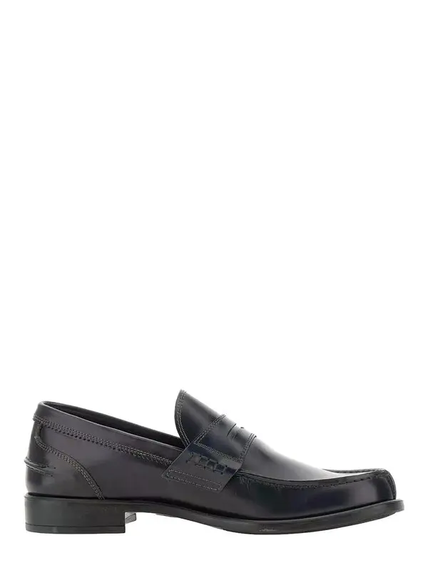 DUCA DEGLI ABRUZZI Monaco Leather Loafers - Black