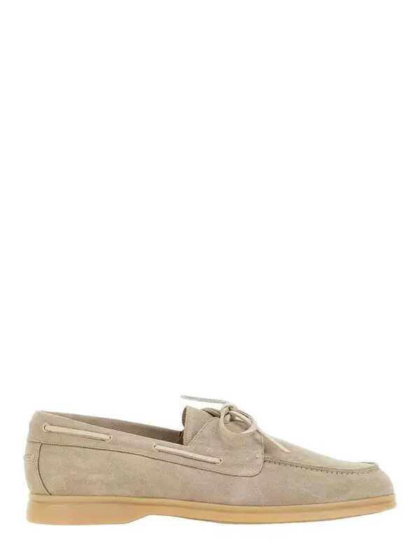 DUCA DEGLI ABRUZZI Suede Loafers - Neutrals