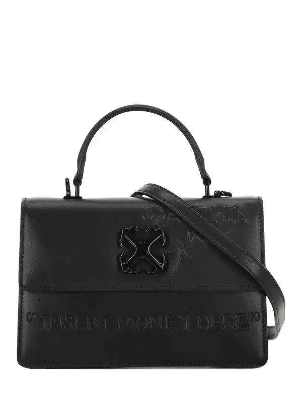 Off-White Appliqué Arrows Motif Tote - Black
