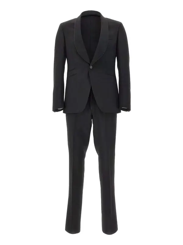 CARLO PIGNATELLI Buttoned Suit - Black