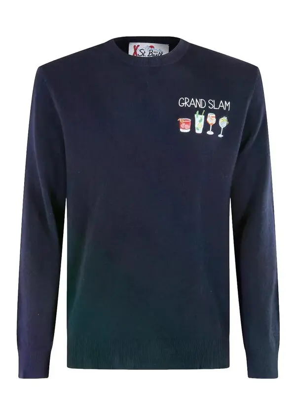 MC2 SAINT BARTH Graphic Sweater - Blue