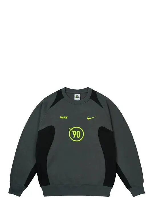 PALACE X Nike Total 90 Crewneck Sweatshirt - Grey