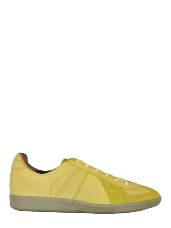 REPRODUCTION OF FOUND German Military Lace-up Sneakers - Yellow