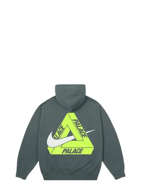 PALACE X Nike Tri Swoosh Hood - Charcoal