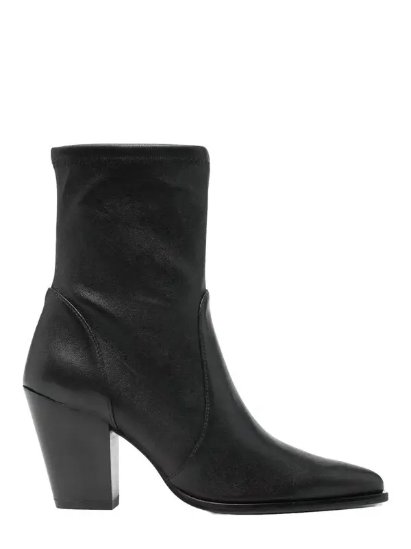 STUART WEITZMAN 85mm Pointed Ankle Boots - Black
