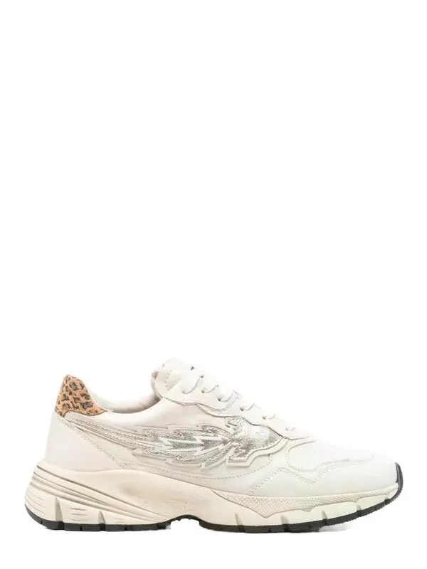 ENTERPRISE JAPAN Leopard Detail Sneakers - Neutrals