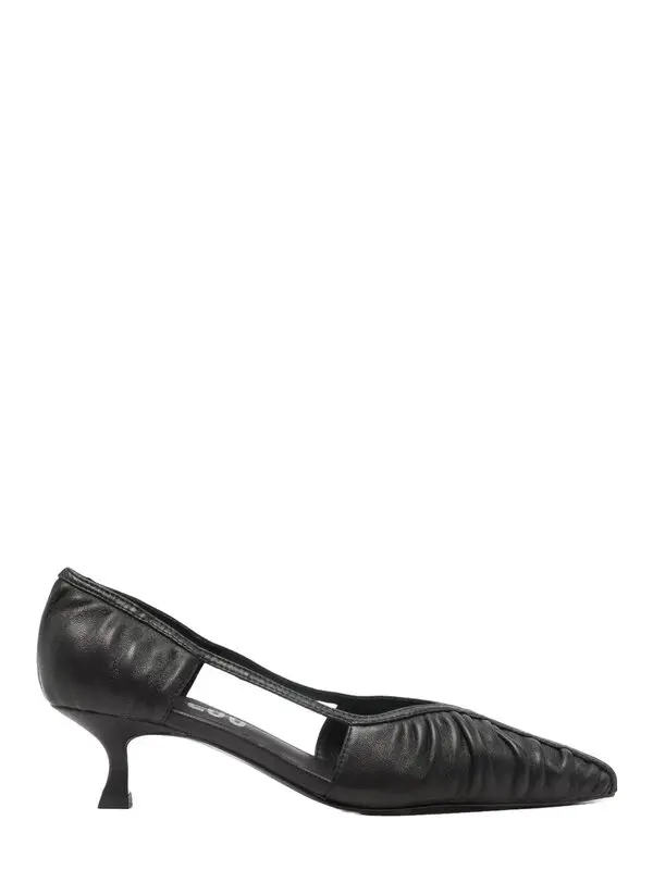 BIBI LOU 50mm Rigel Ruched Pumps - Black