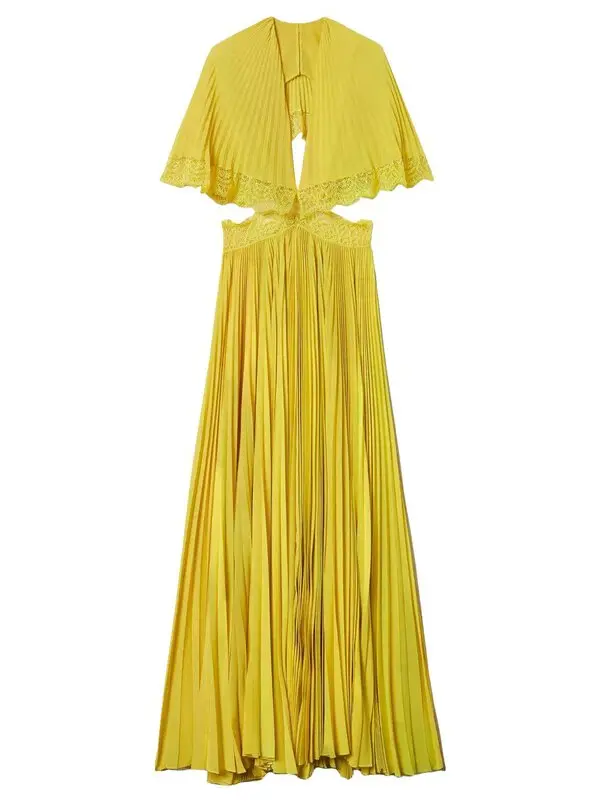 TWINSET Pleated Dress - 10786 Passion Fruit
