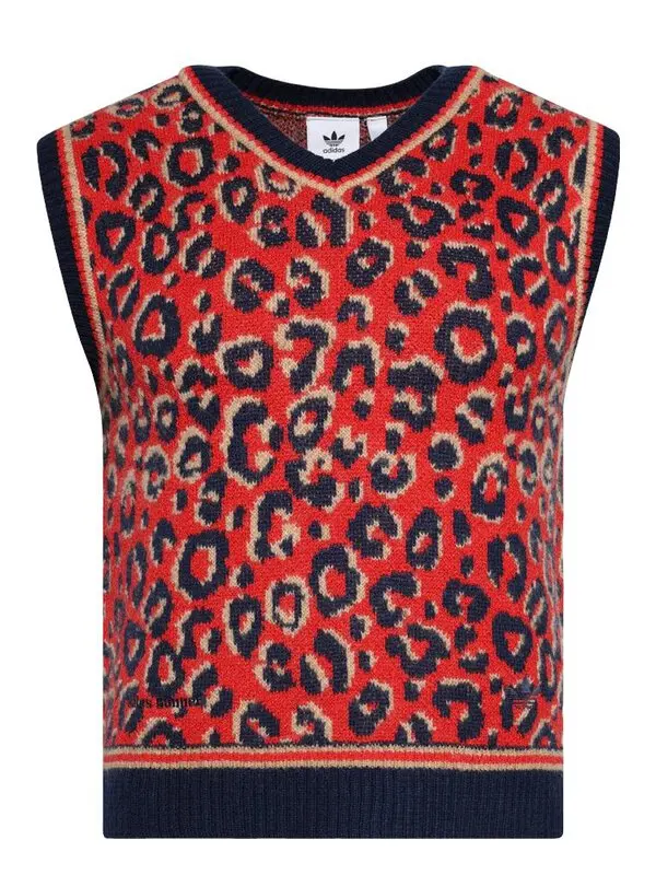 Adidas X Wales Bonner Knit Vest - Red